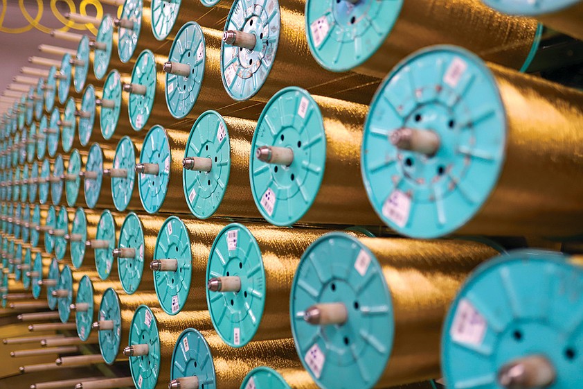 Photo/Edge archives / Manufacturing equipment is seen at Nokian Tyres ...