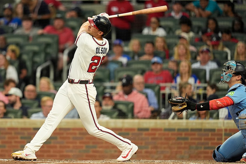 Braves have their own iron man in hometown first baseman Matt Olson ...