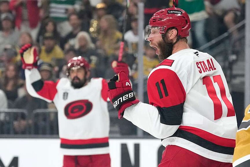 Jordan Staal scores twice including game winner as Hurricanes pull even ...