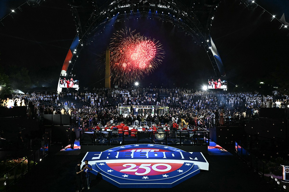Trump celebrates 80th birthday with an Iran deal and UFC cage fights ...