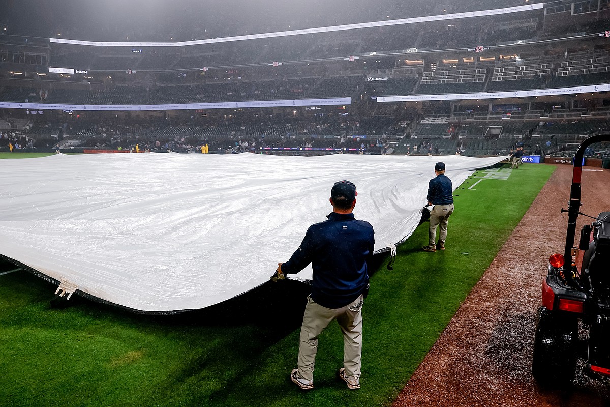Giants-Braves series finale rained out, rescheduled for end of August ...