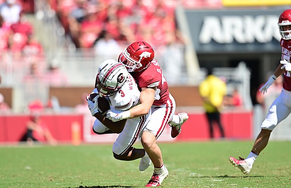 Former Alabama linebacker now starring for Razorbacks | Chattanooga ...