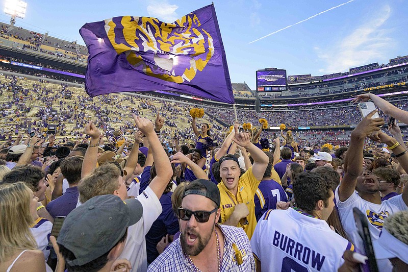 LSU slapped with $250,000 fine from SEC for postgame celebration ...