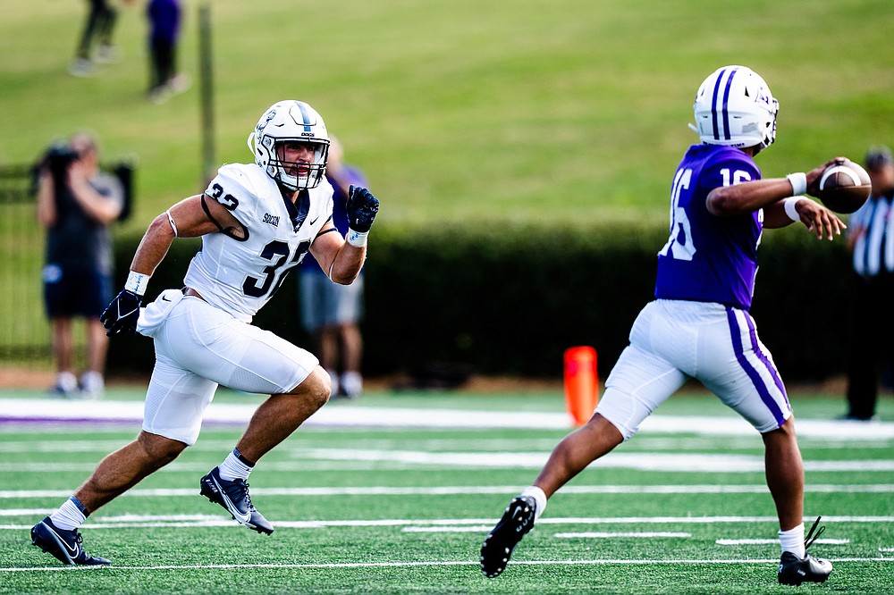 Samford linebacker and Baylor grad Noah Martin | Chattanooga Times Free ...