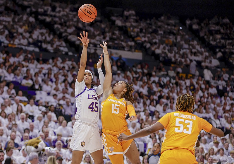 Morris’ career-high 31 lifts No, 3 LSU over Tennessee, 76-68 ...