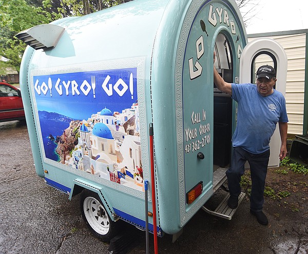 Smaller than a food truck, Chattanooga’s Go Gyro Go operates out of a 6 ...