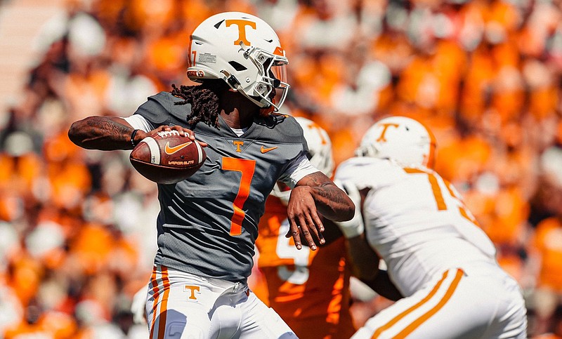 Tennessee QBs Milton, Iamaleava show flashes in 87-minute Orange ...