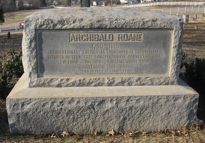 Roane — Tennessee’s governor who got little respect | Chattanooga Times ...