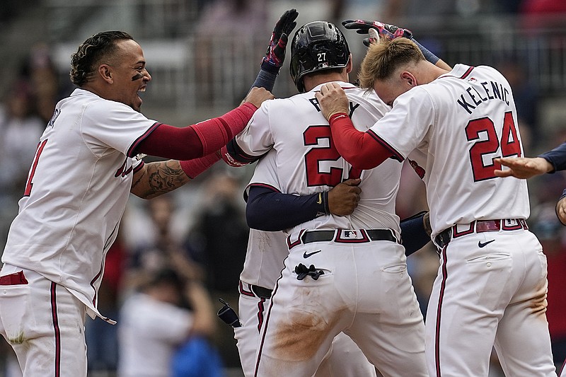 Braves beat Guardians in 10th, win series matching MLB’s best ...