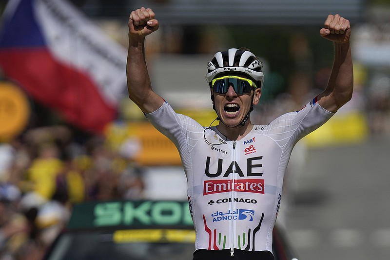 Tadej Pogacar leads Tour de France again after mountain attack ...