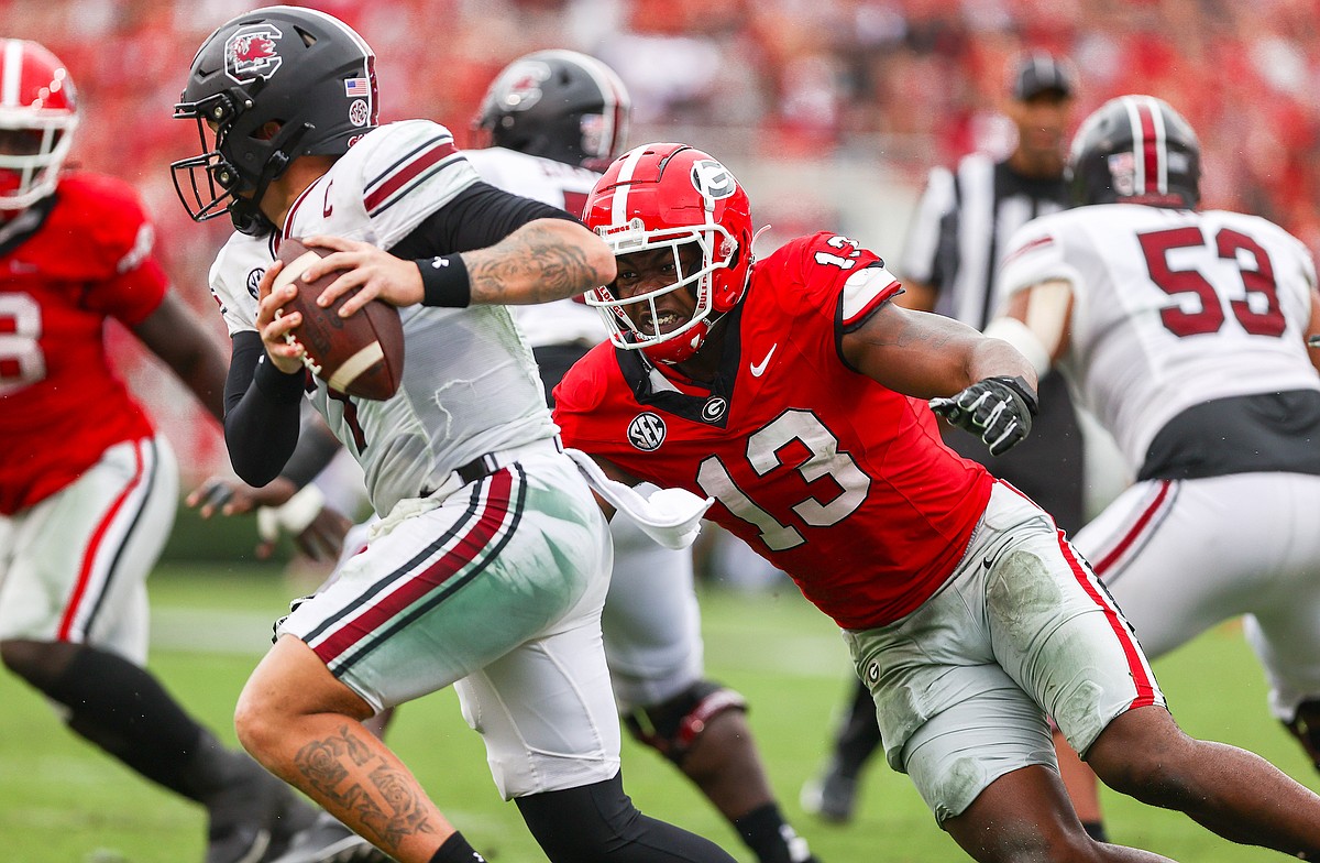 Georgia’s Williams eager to wreak havoc on touted opposing quarterbacks | Chattanooga Times Free ...