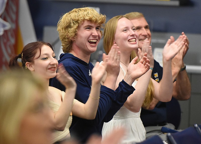 UTC students cheer classmate Olivia Reeves as she takes gold in Olympic ...