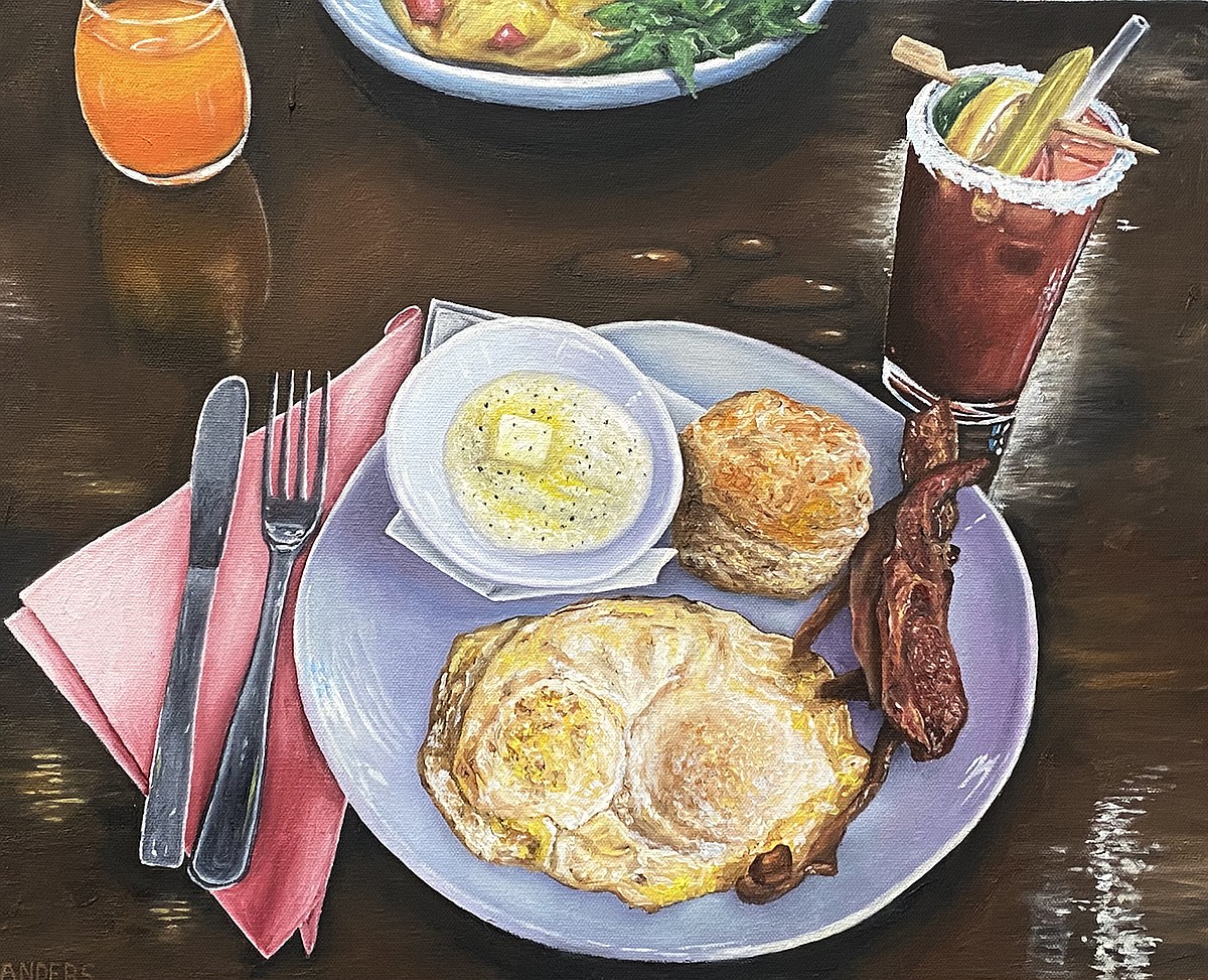With Rick Sanders’ ‘Big Bad Brunch’ painting, eggs are getting artsy ...