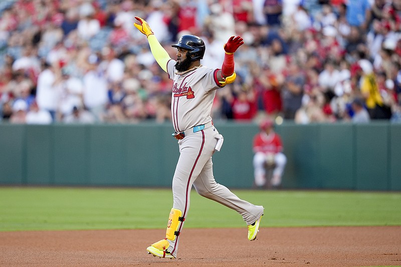 Chris Sale, Marcell Ozuna lead Braves in rout of Angels | Chattanooga ...