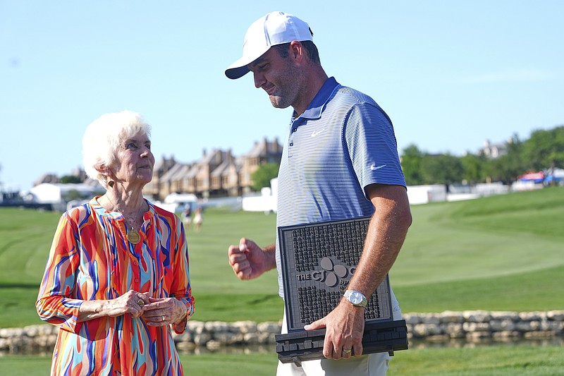 Golf roundup: Scottie Scheffler ties PGA Tour scoring record ...