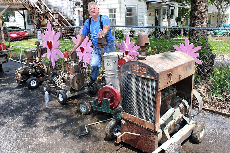 Malcom proud of antique engine collection