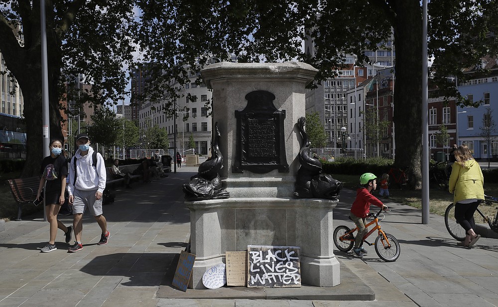In Bristol, toppling of slave trader's statue a major moment
