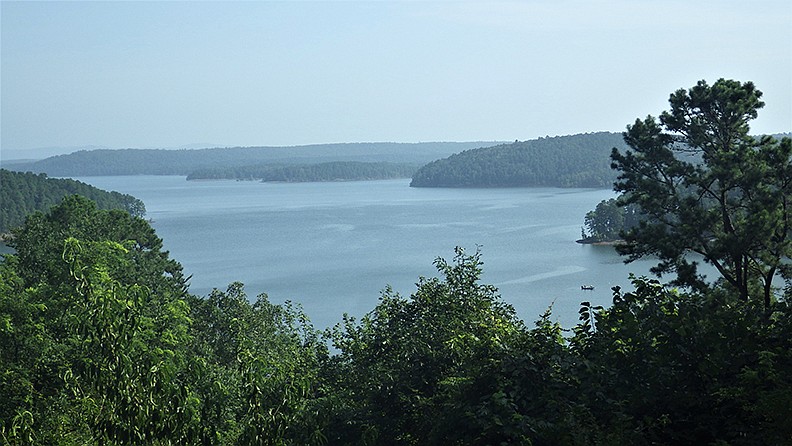 Lake Greeson area offers scenic views, trout fishing
