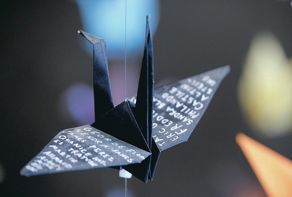 Artist creates origami crane memorial for covid-19 victims