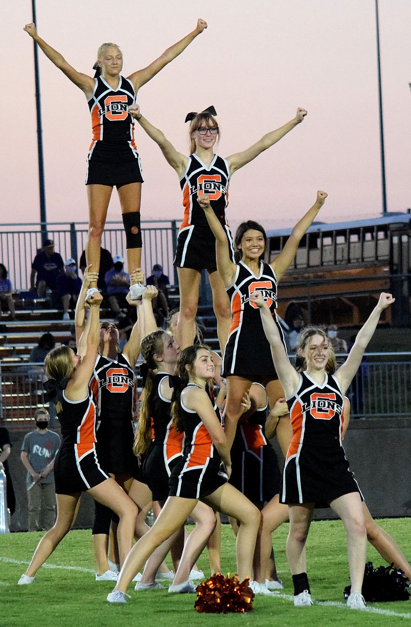 Lion cheer team rises to the occasion | Westside Eagle Observer