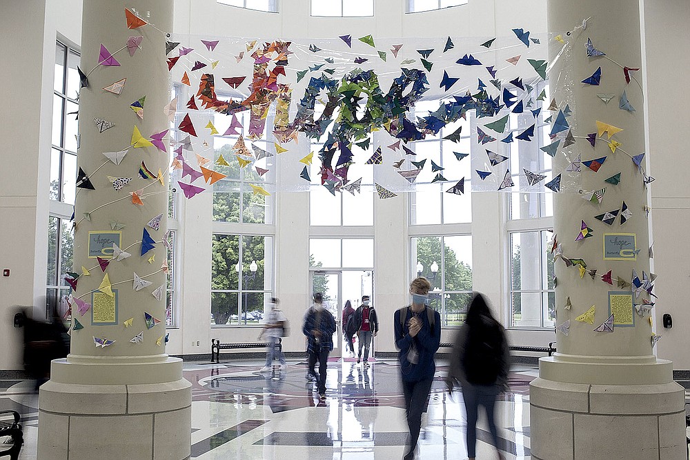 Springdale School Art Installation Shares Message Of Hope springdale-school-art-installation-shares-message-of-hope