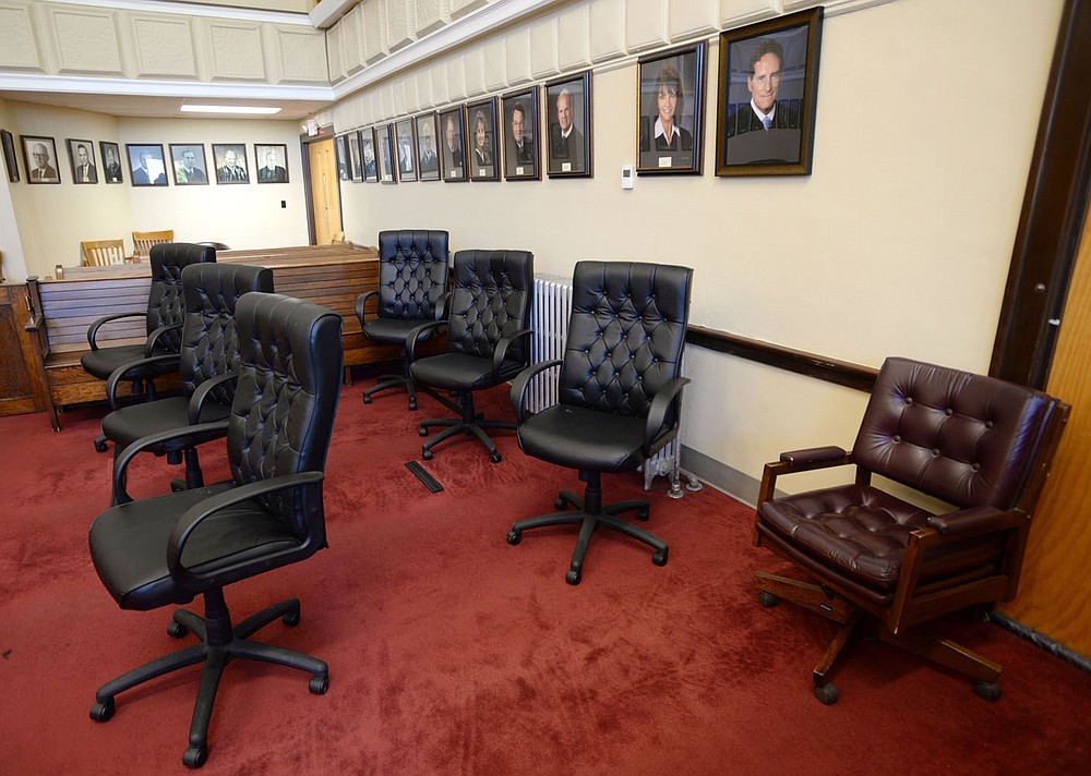 Courtrooms spacing out, masking up for criminal trials