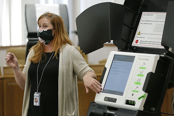 Safety measures in place as early voting nearing | Northwest Arkansas ...