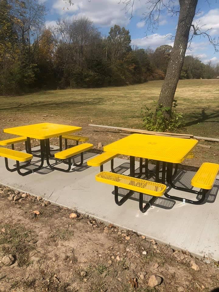 Community Works Together To Place Benches, Tables At Playground | The ...