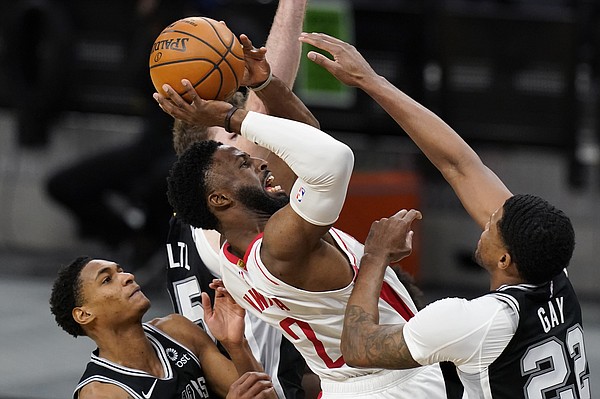 Rockets beat Spurs in first game since Harden trade