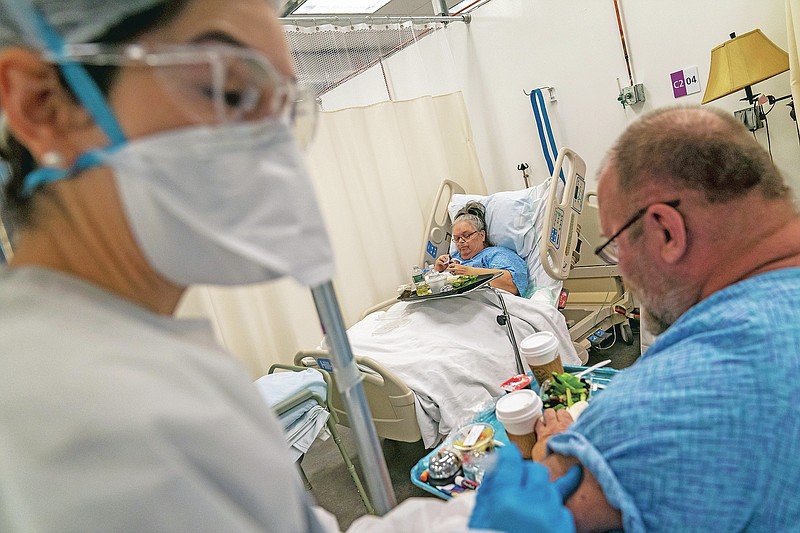 A look inside a pandemic ‘field hospital’ | The Arkansas Democrat ...