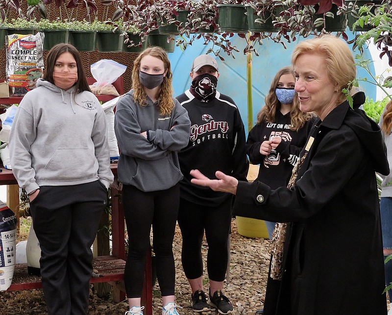 State representative visits Gentry schools | Westside Eagle Observer