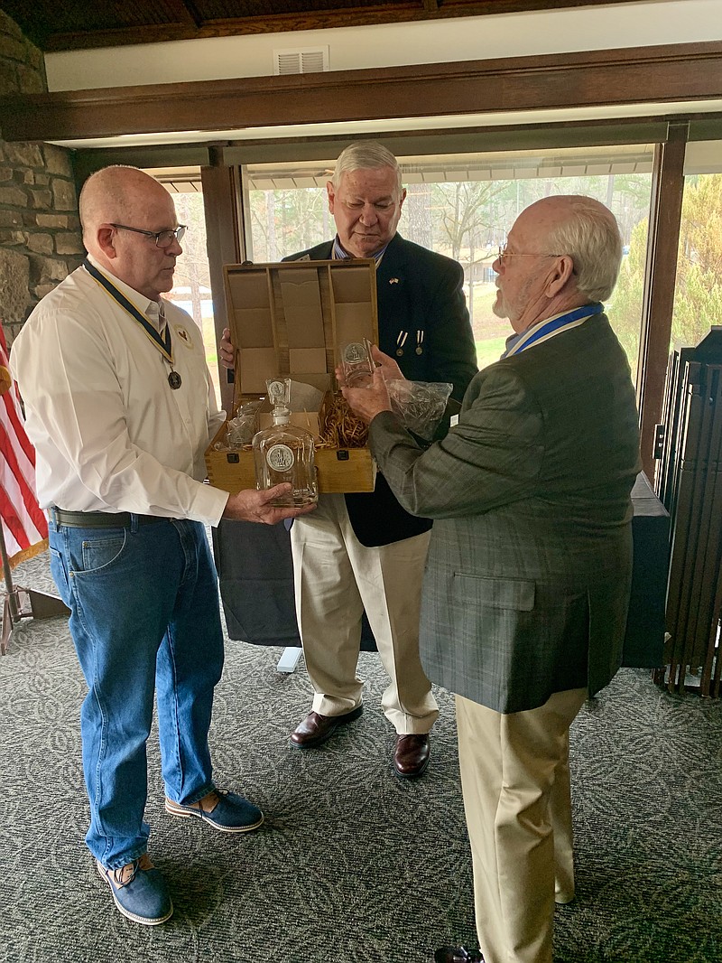 Outgoing Trace president presented with parting gift | Hot Springs ...