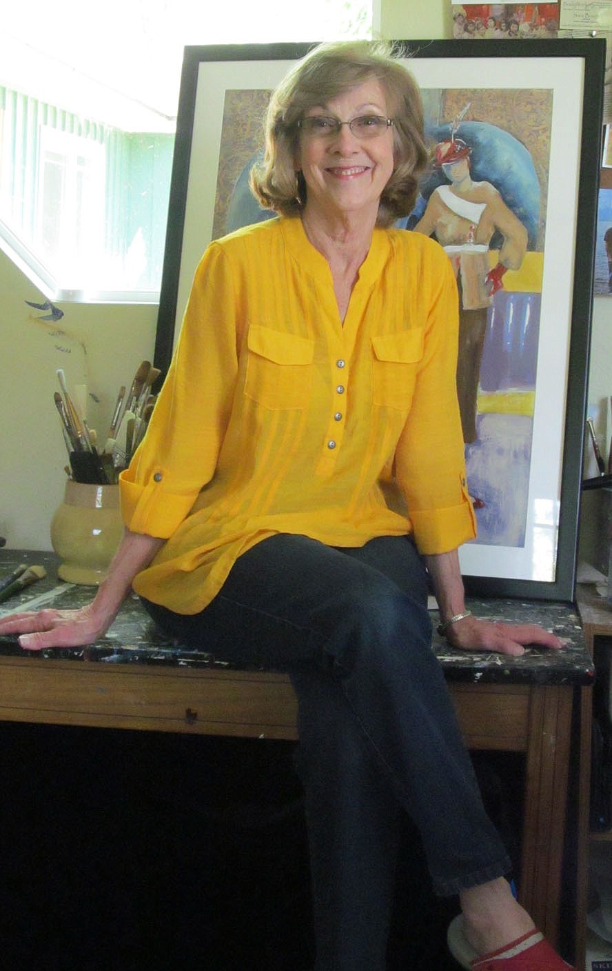 Seasoned By The Journey: Artist brings all her experiences to her brush ...