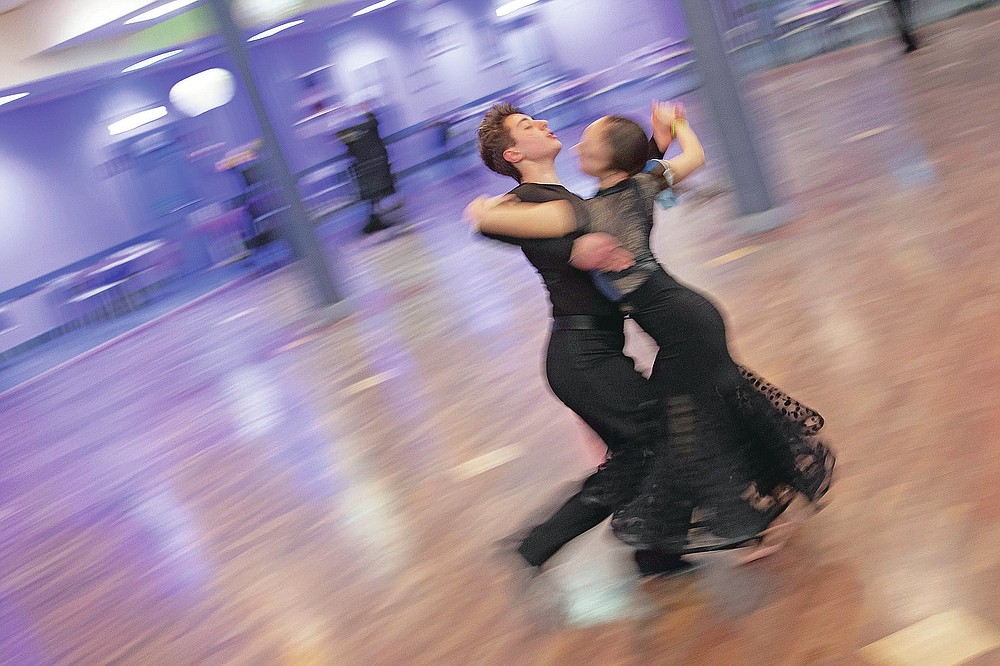 Italy ballroom dancers twirl through lockdown