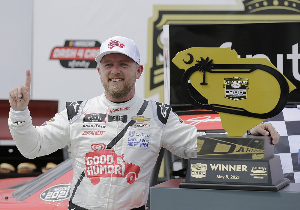 Allgaier caps big day for Dale Jr.