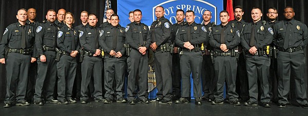 VIDEO, GALLERY: Hot Springs police hold swearing-in ceremony | Hot ...