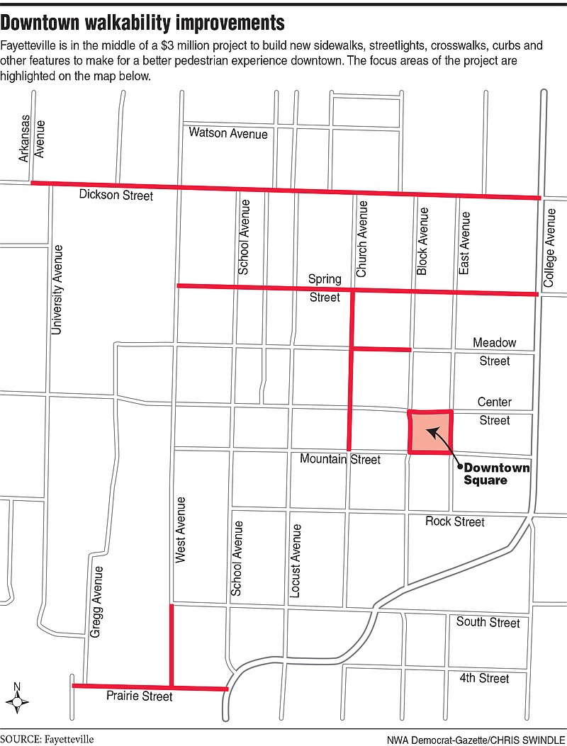 Fayetteville set to spruce up downtown | Northwest Arkansas Democrat ...