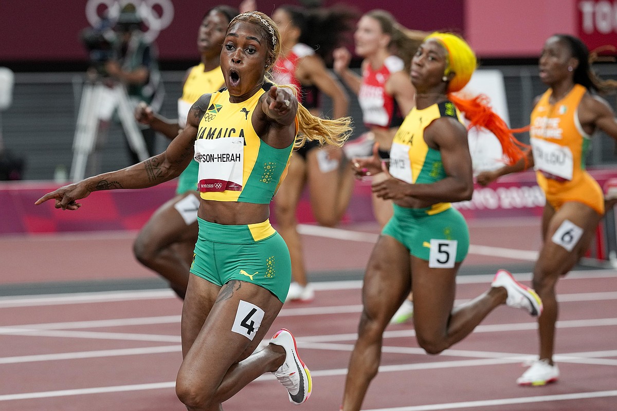 Flo Jo's Olympic record in women's 100 falls after 33 years | Hot ...