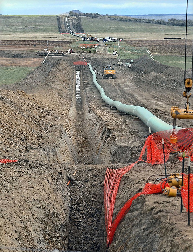 More oil now flowing via Dakota pipeline | The Arkansas Democrat ...
