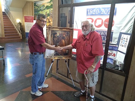 Captain Callaway painting now on display at Callaway County Courthouse ...