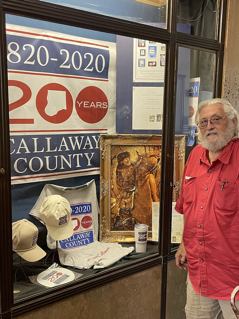 Captain Callaway painting now on display at Callaway County Courthouse ...