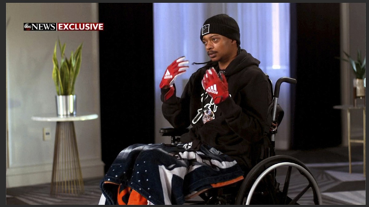 Blake, paralyzed in police shooting, hopeful he'll walk soon ...