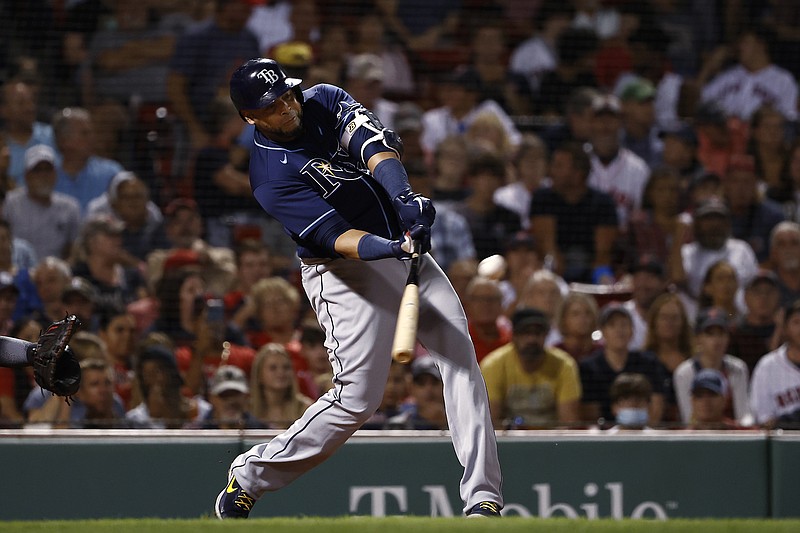 Nelson Cruz oldest to hit 30 HRs, Rays beat Red Sox 12-7