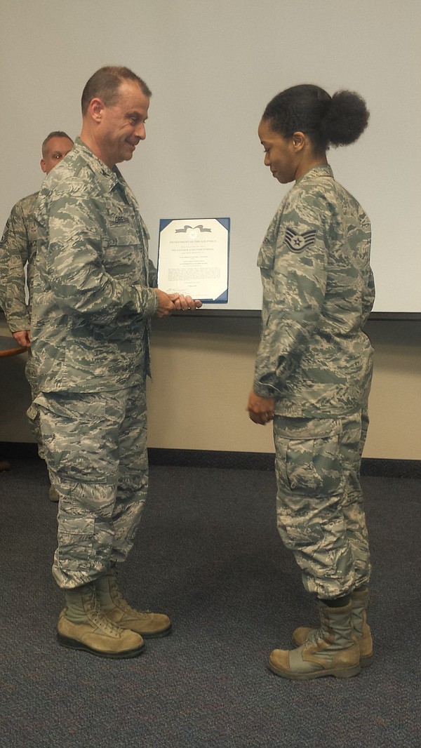 Chandra Walker's Air Force career keeps her on the cutting edge.