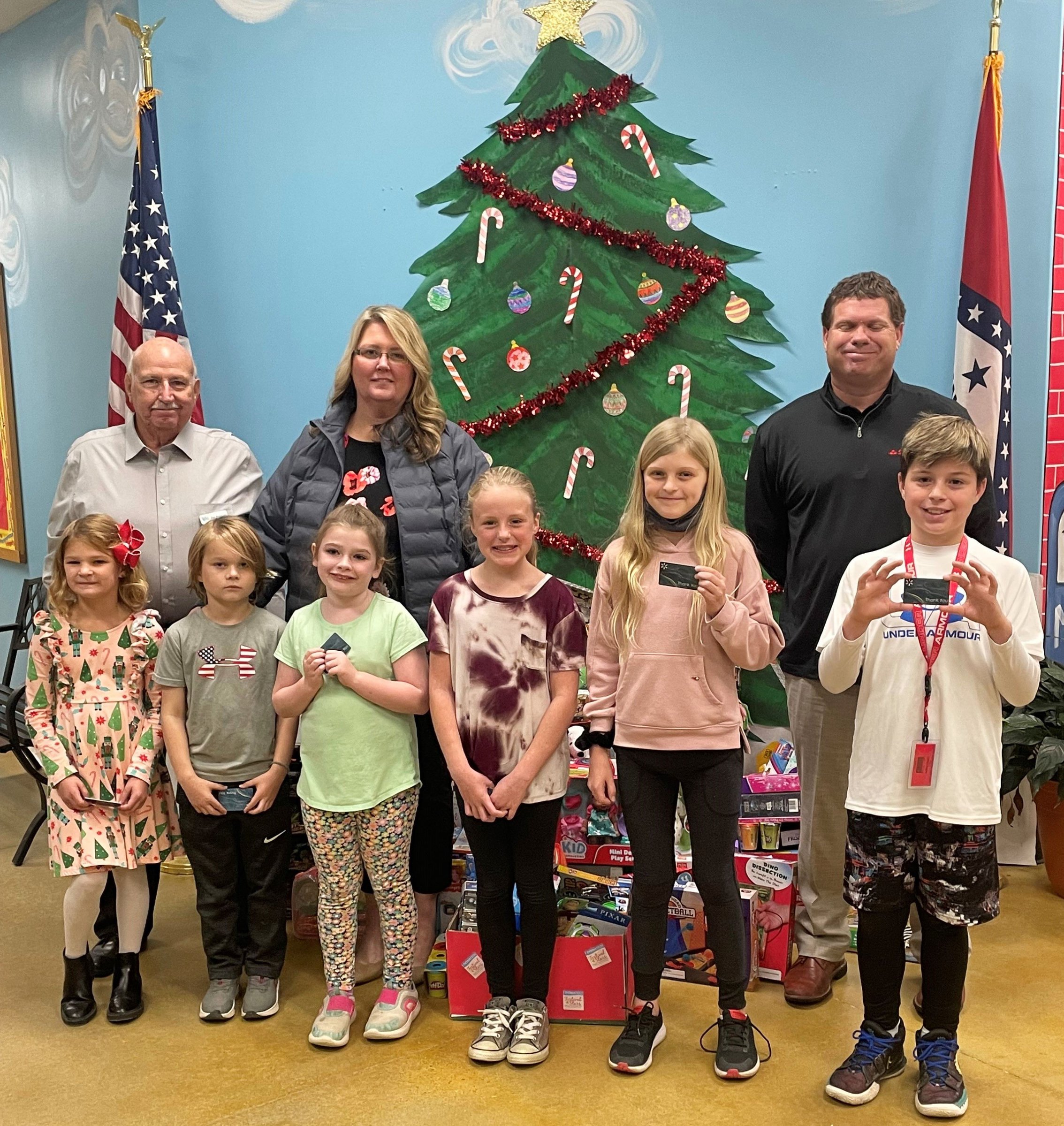 White Hall students write joy to Santa