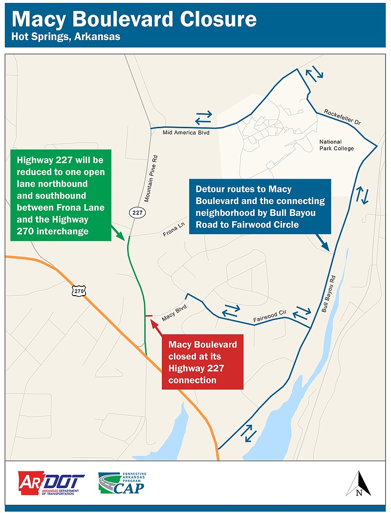 Construction will require closure | Hot Springs Sentinel Record