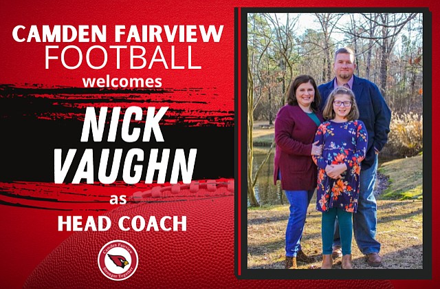 Camden Fairview hires Nick Vaughn as new head football coach | Camden News