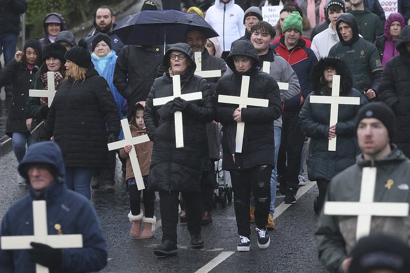 Bloody Sunday remembered in N. Ireland | The Arkansas Democrat-Gazette ...