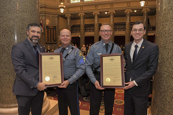 Missouri state representative from Noel honors troopers for saving others