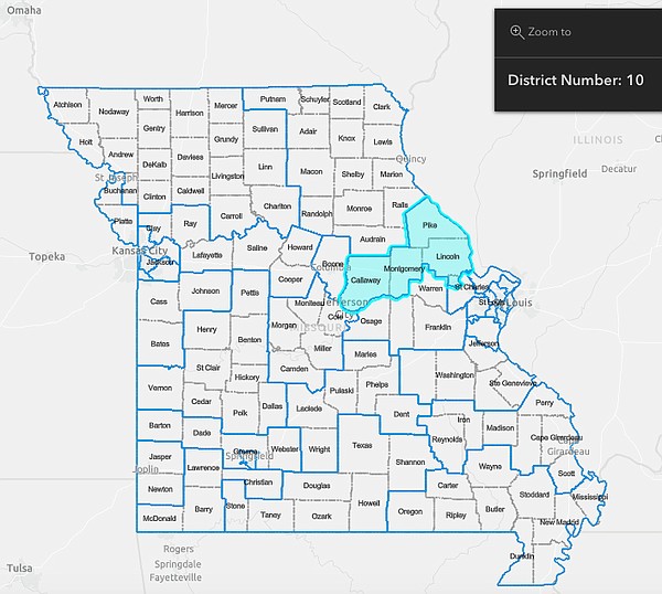 Judges release new boundaries for Missouri Senate districts | Fulton Sun